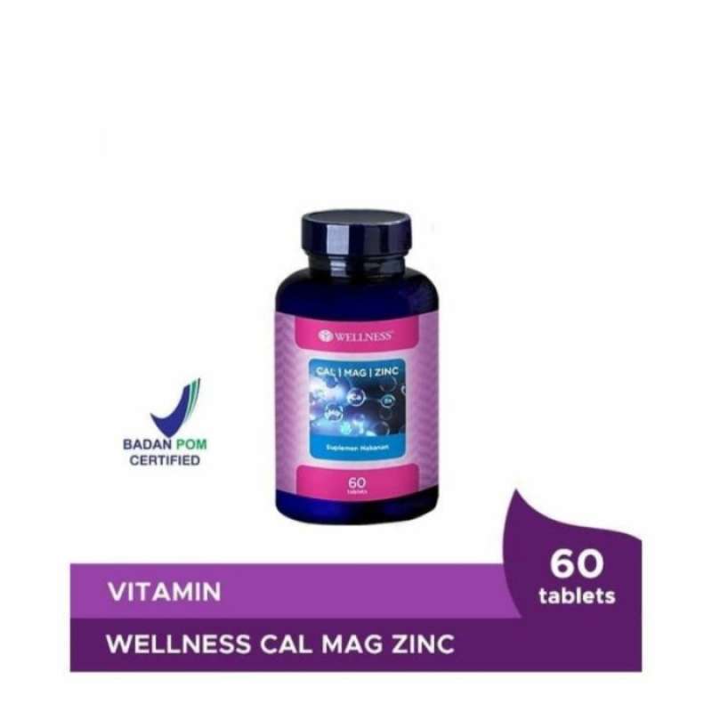 Jual Wellness Cal Mag Zinc 60 Tablets Di Seller Nur Nur Toko - Tegal ...