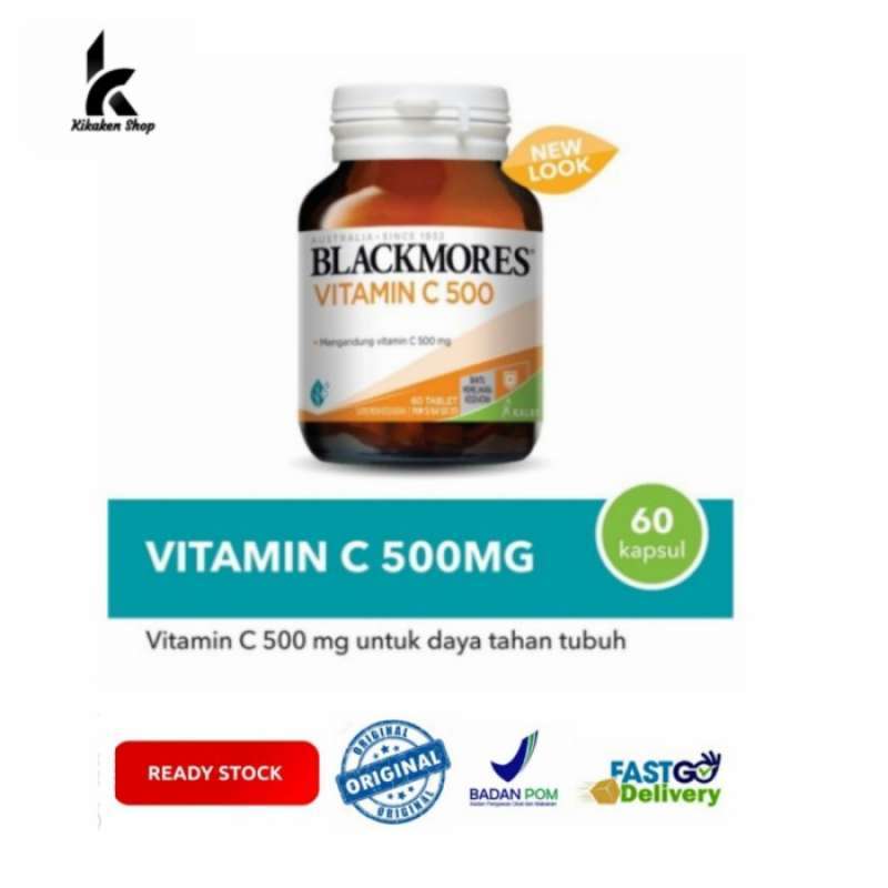 Promo BLACKMORES VITAMIN C 500MG BLACKMORES VIT C 500 MG 60 TABLET Diskon 33% di Seller Nur Nur ...
