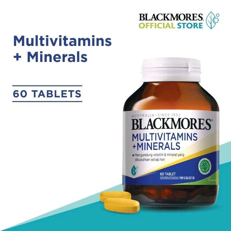 Jual Blackmores Multivitamin + Minerals Isi 60 Tablet di Seller Manroeolshop - Sepanjang Jaya ...