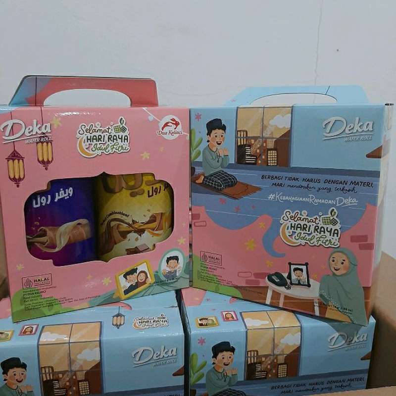 Jual paket hampers deka wafer roll gift box parcel murah dan enak cocok ...