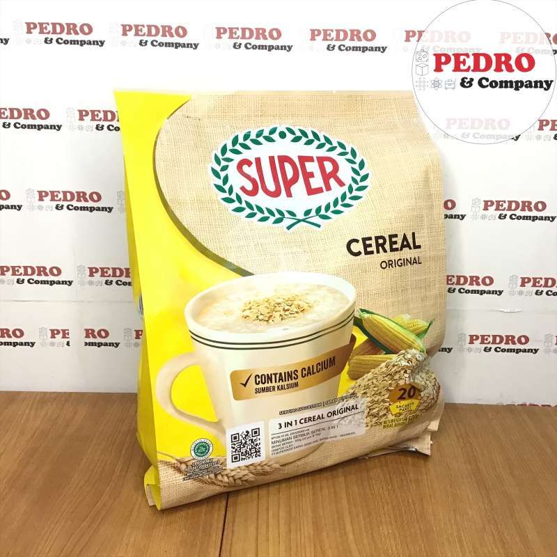 Jual Super cereal ORIGINAL instant sereal 500 gram 20 sachet sarapan ...