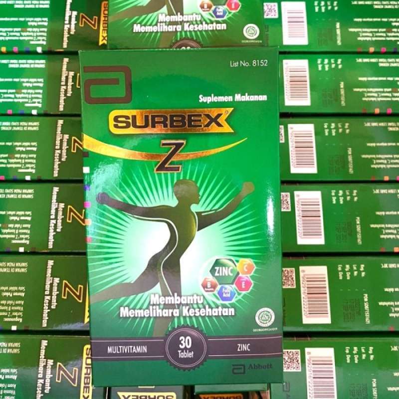 Jual Surbex Z Box 30 Tablet Multivitamin / Vitamin C 750mg Di Seller ...