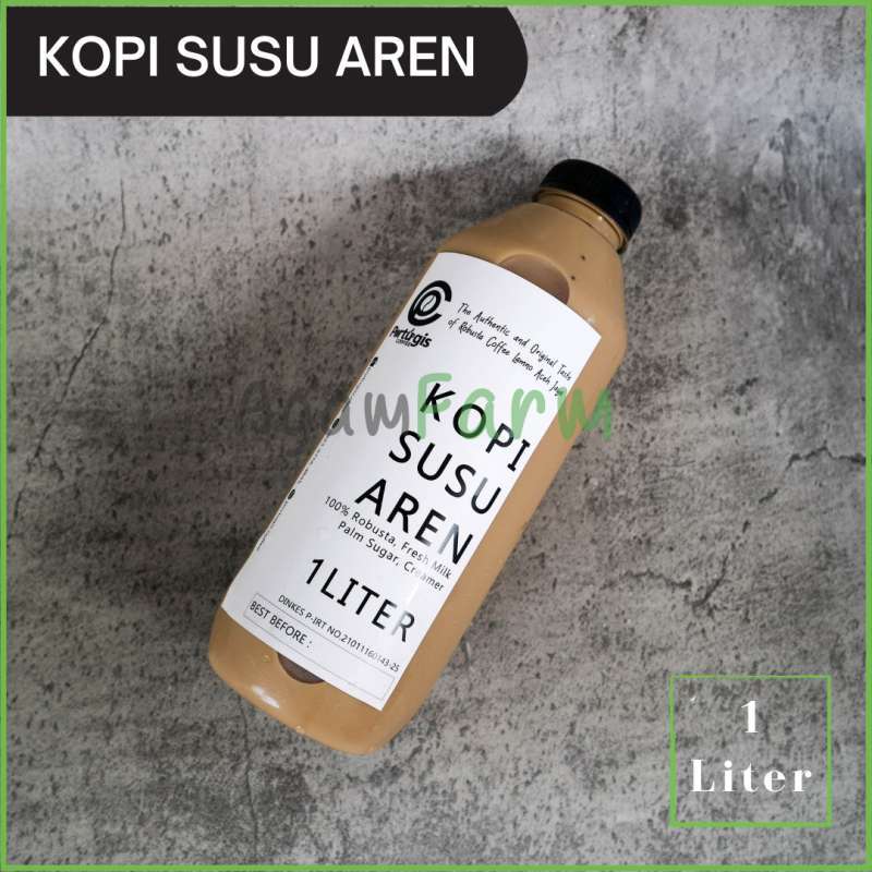 Promo Kopi Susu Gula Aren 1 Liter 100% Robusta Diskon 35% di Seller ...