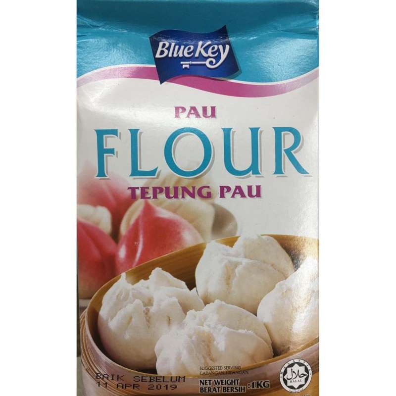 Jual Tepung Bakpao / Bakpau / Bak Pau Pao Blue Key [1 kg] di Seller ...