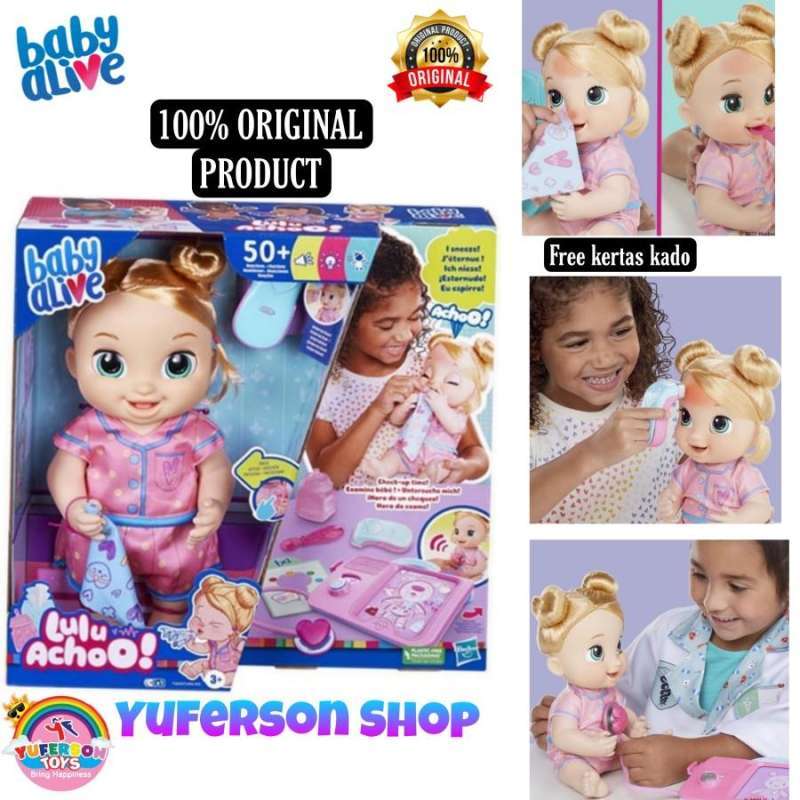 Jual Baby Alive Lulu Achoo Doll Blonde Hair Original di Seller Yuferson ...