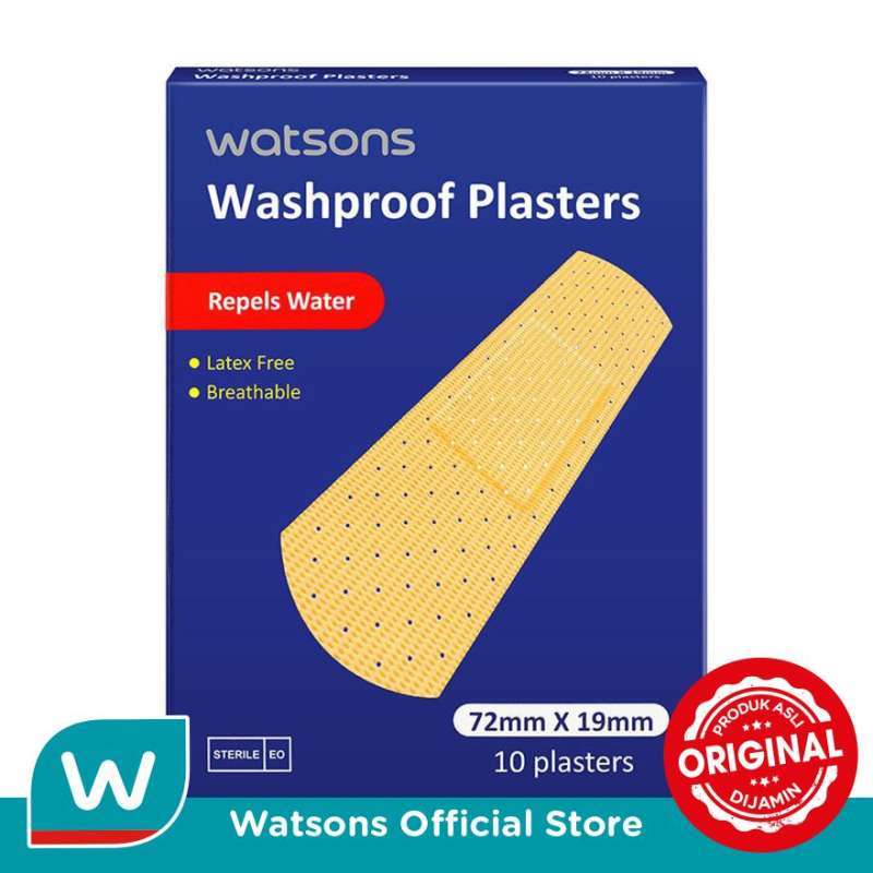 Promo WATSONS Washproof Plaster 10s Diskon 23% di Seller WATSONS ...