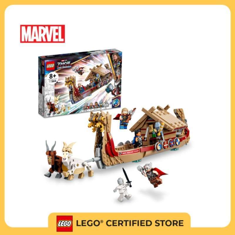 Promo LEGO 76208 SUPER HEROES Thor Love and Thunder: The Goat Boat ...