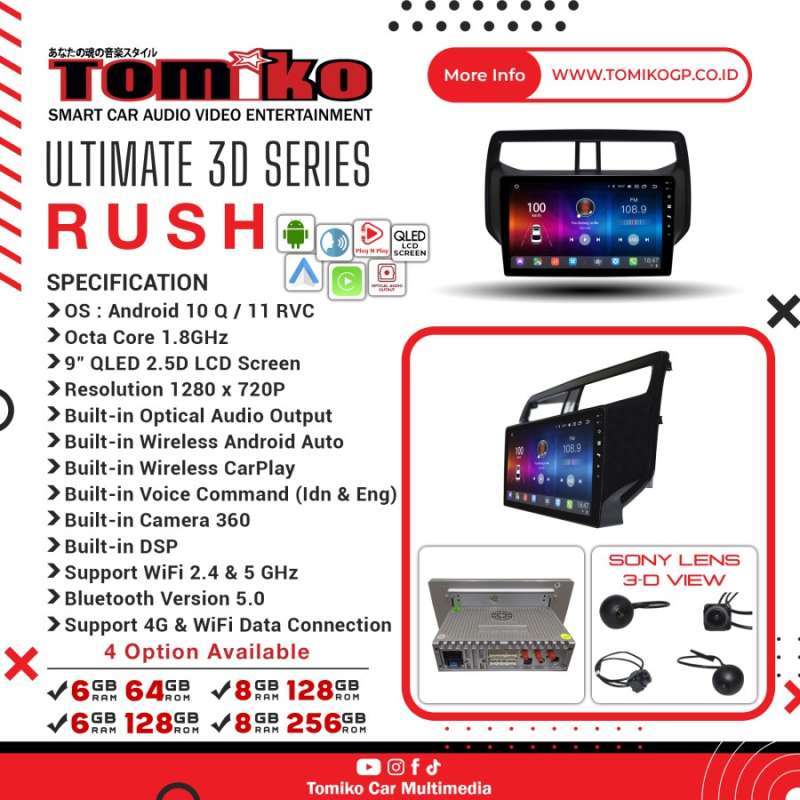 Harga Head Unit All New Rush 💯 Terbaru, Spesifikasi, & Kredit September ...