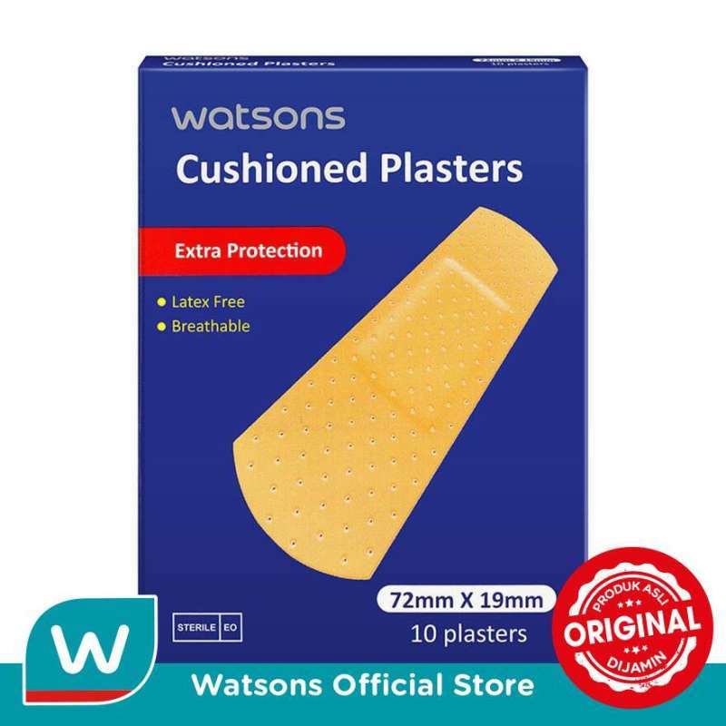 Promo Watsons Cushioned Plaster 10s Diskon 38% Di Seller Watsons ...