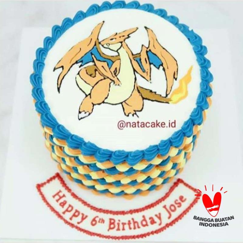 Jual Nata Cake Kue Tart Butter Cream 787 (ukuran Bulat 18 Cm) Di Seller ...