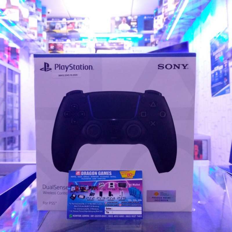 Promo Dual Sense Stik Ps5 Original Mesin New Resmi Indonesia Midnight ...