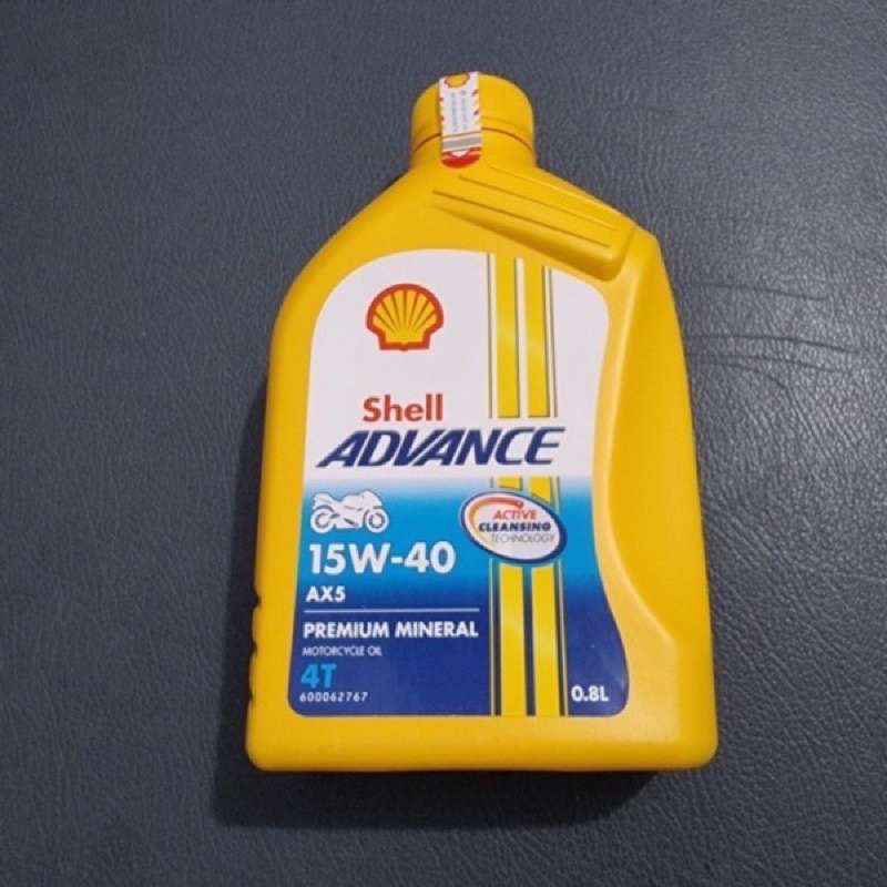 Promo Shell Advance Ax5 Sae 15w-40 Oli Motor 4 Tak Original 100% Diskon ...