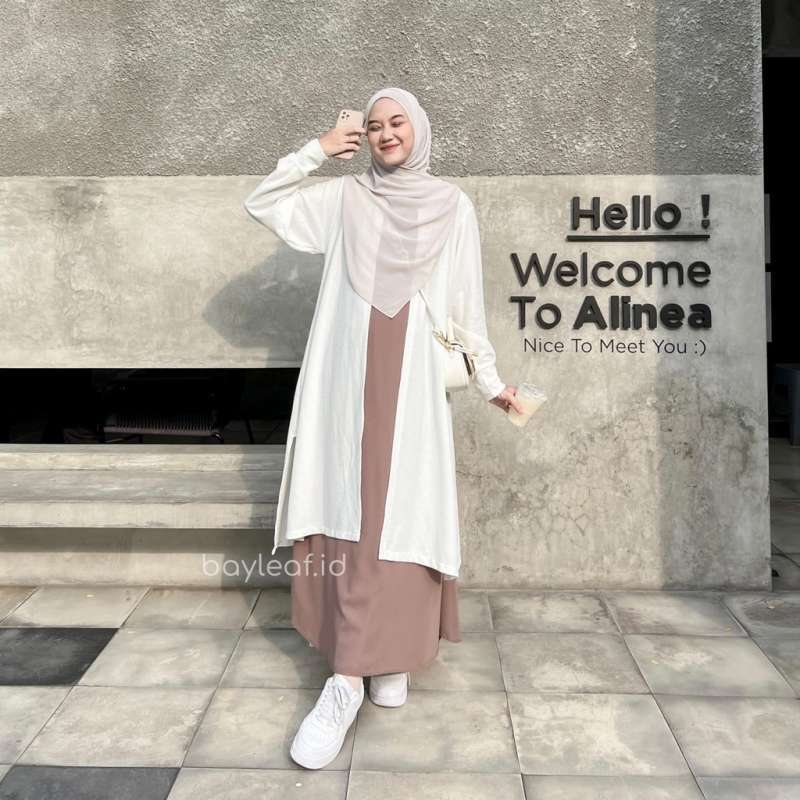 Promo Bayleaf.id Aera Inner Dress Lengan Panjang Big Size - PB 135cm ...