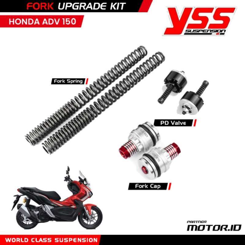Promo YSS Upgrade Kit Front Fork Honda ADV 150 Upgrade Kit Shock Depan ...