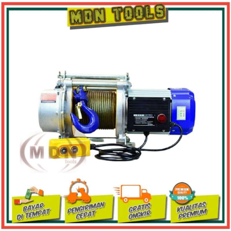 Promo WEKA 1500 Kg x 50 Meter Electric Winch Katrol Listrik 380v 3phase ...