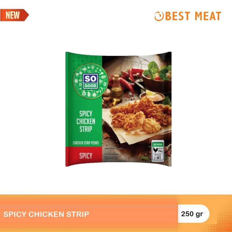 Jual So Good Food Spicy Chicken Strip [250 g] di Seller BEST MEAT BEJI ...