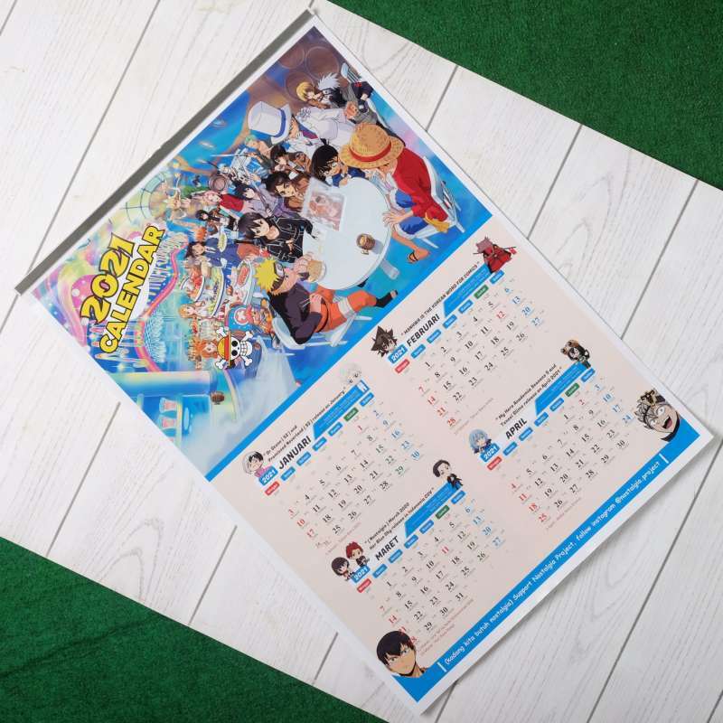Jual Kalender Anime 2021 Variasi A Di Seller Nostalgia Project - Pajang ...