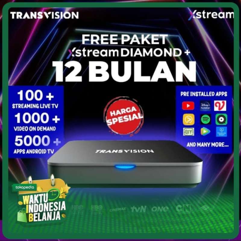 Jual Android Box Transvision Xstream 2nd Gen - Paket 12 Bulan Full Di ...