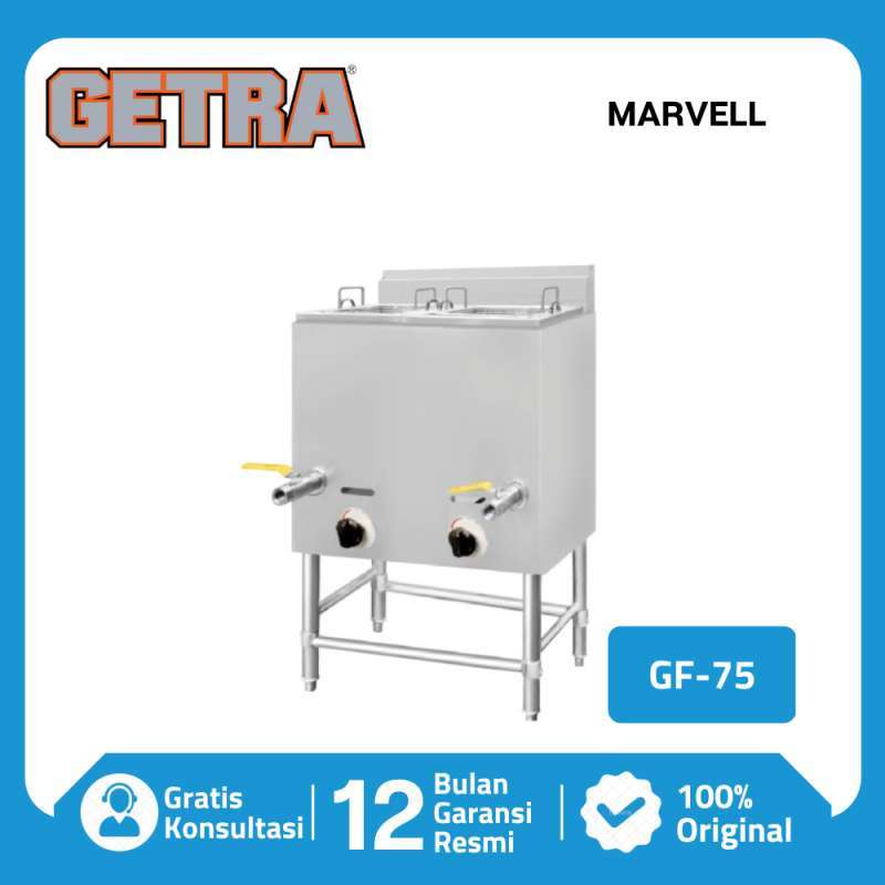 Jual Getra Gf 75 Gas Deep Fryer With Standing 2 Tank Penggorengan ...