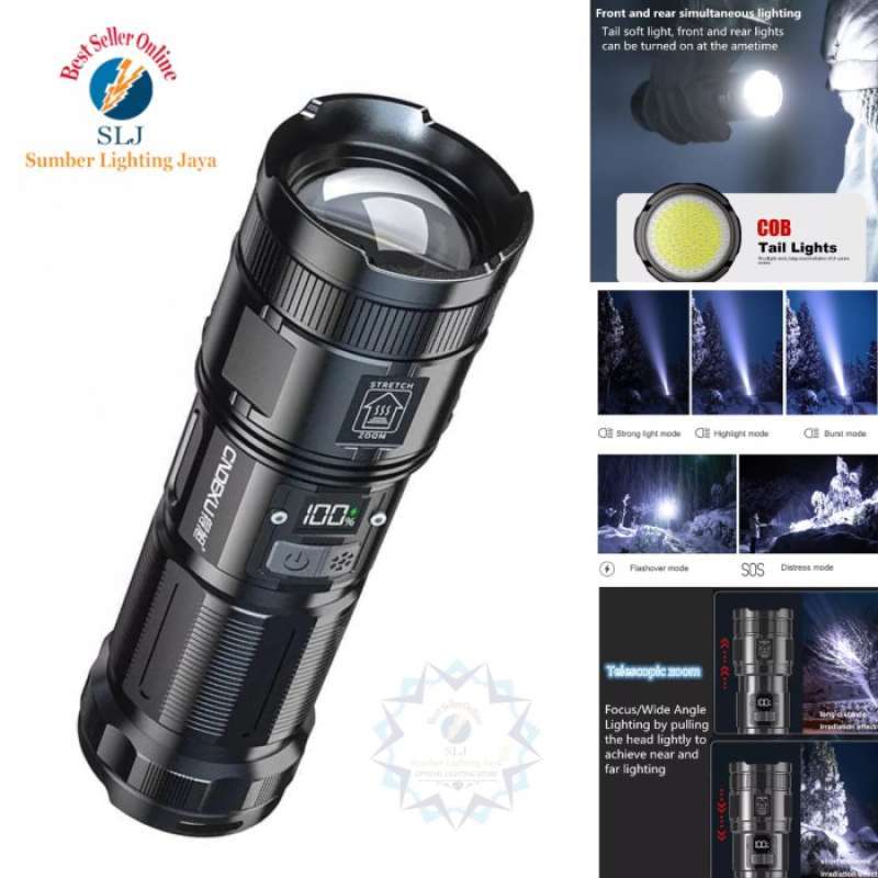 Promo SENTER SWAT LASER ORIGINAL M60 SUPER TERANG MULTIFUNGSI POWERBANK ...