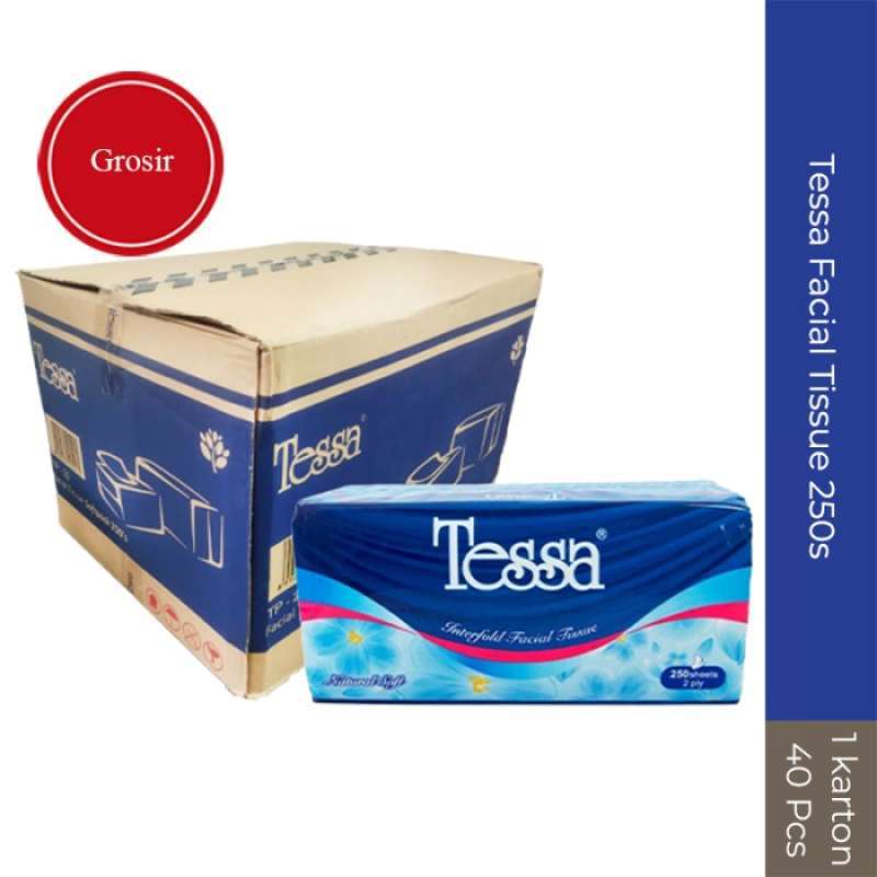 Jual Tessa Facial tissue 250s - 1 Karton 40 pcs di Seller Super Grosir ...