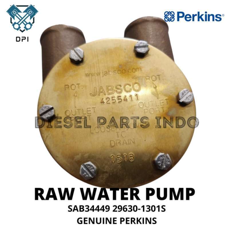 Jual Raw Water Pump Sabw 34449 Perkins Jabsco Sabre Sab34449 29630 ...