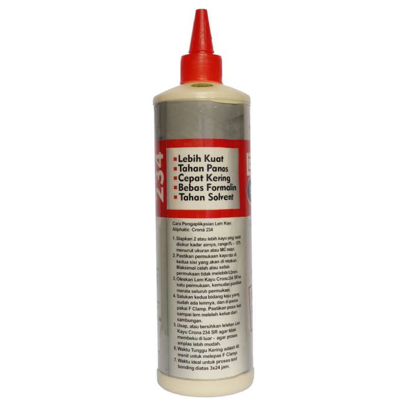 Promo Lem Kayu Aliphatic Crona 234 Sr (solvent Resistant) 600 Gr Diskon ...