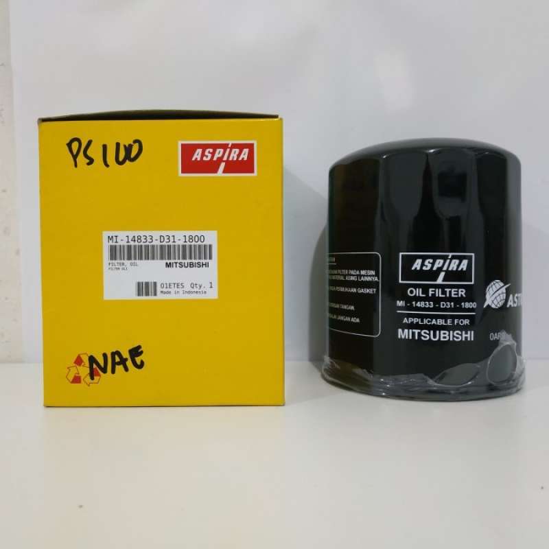 Promo Filter Oli Mobil Aspira Astra Mitsubishi COLT DIESEL 4D31/PS 100/ ...
