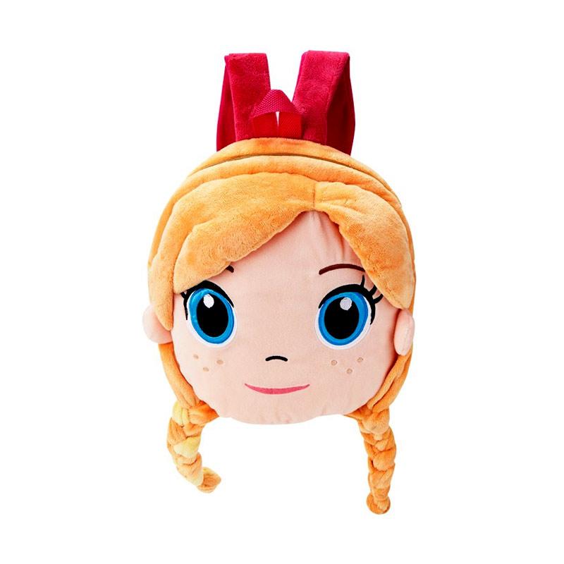 Promo Disney Frozen Anna Head Shape Backpack Diskon 20% di Seller ...