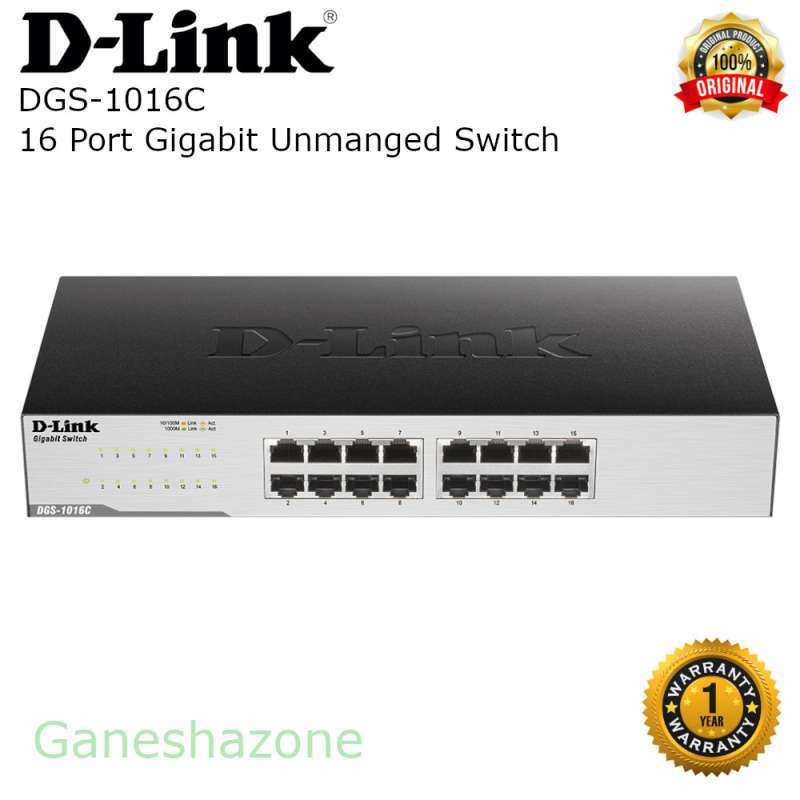 Jual D-link Dgs-1016c Gigabite Switch Hub [16 Port] Di Seller Ganesha ...