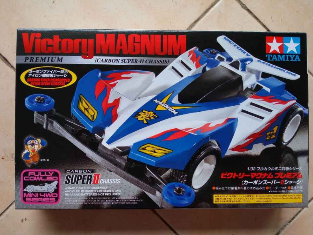 Jual Tamiya Victory Magnum Premium Carbon Super II Chassis 4WD Original ...