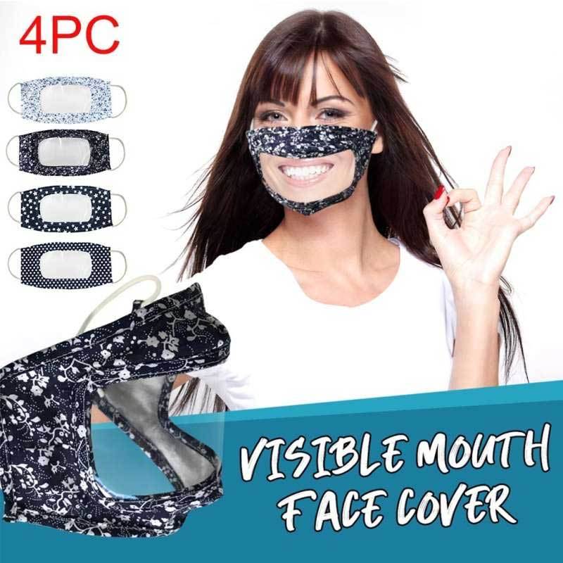 Jual Fashion Deal Mask With Clear Window Visible Expression For The ...