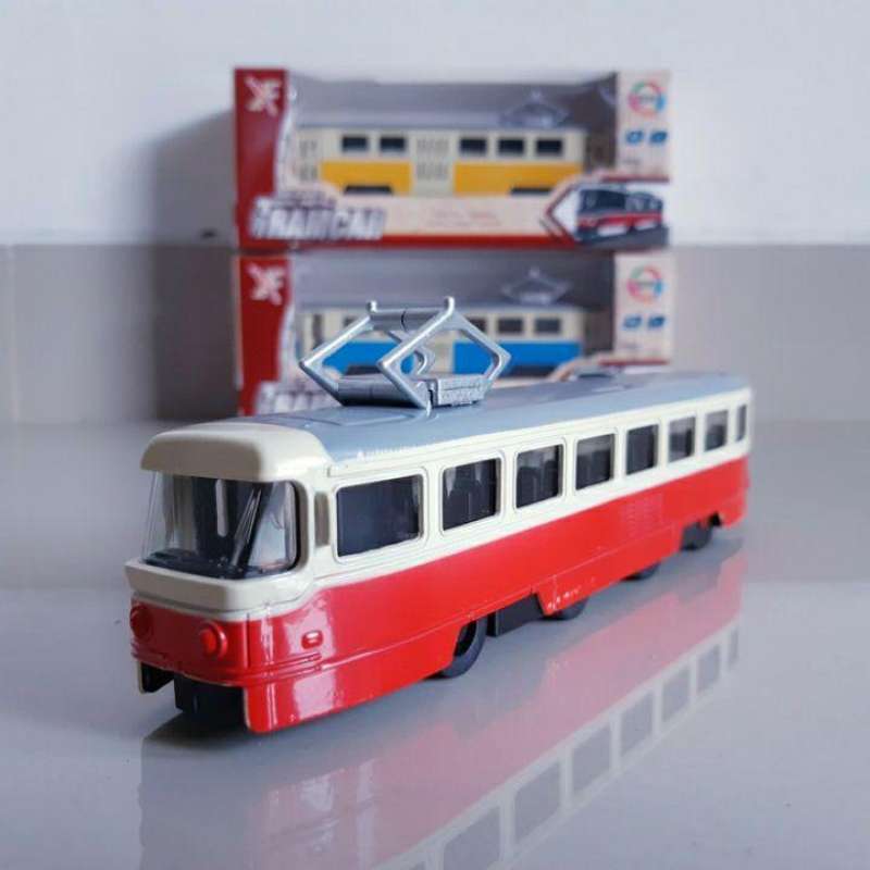 Promo Diecast Kereta Tramcar Alloy - Mainan Miniatur Kereta Trem Mobil ...