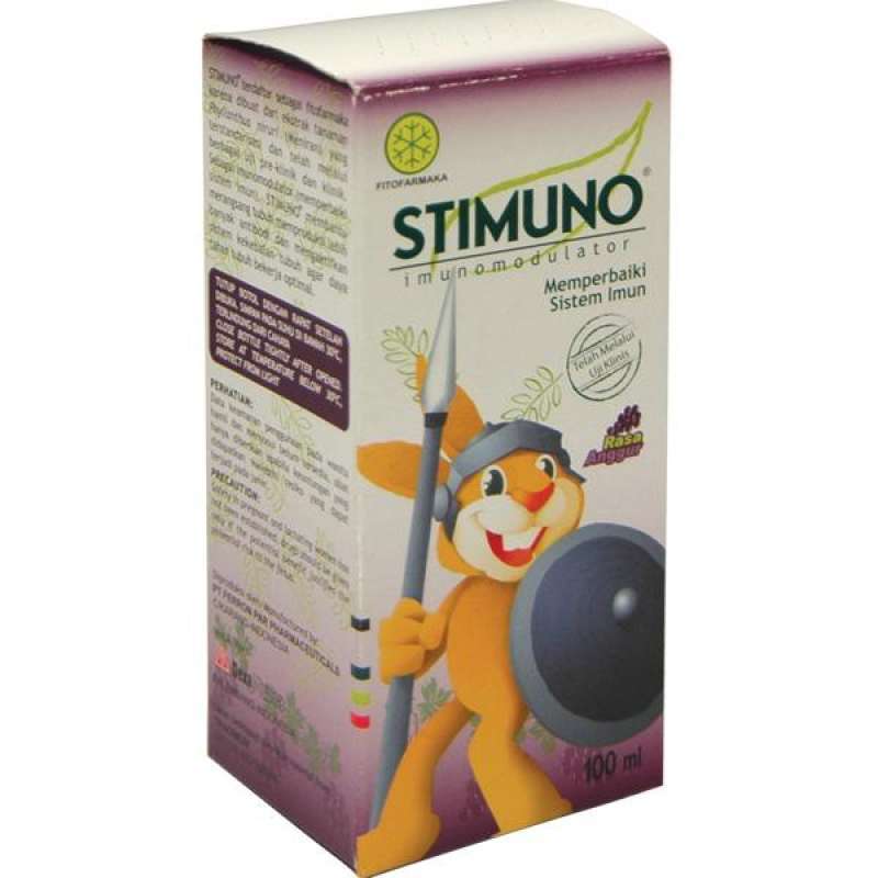 Promo Stimuno Syrup 100 Ml Diskon 42% di Seller Tio Global Farma ...