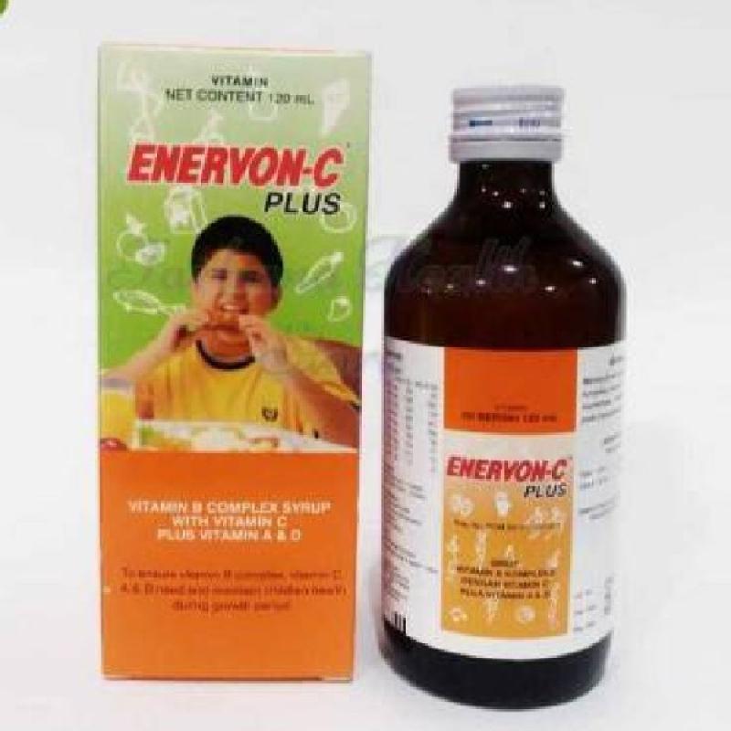 Jual Original Enervon C Plus Syrup 120 ml - Vitamin & Daya Tahan Tubuh ...