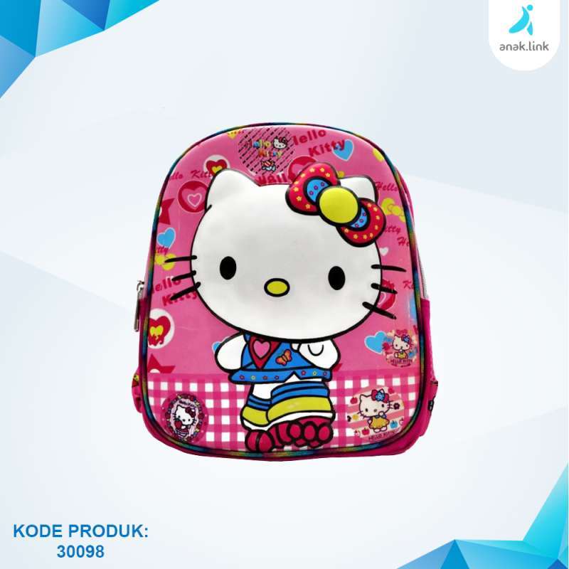 Jual Tas Gemblok Hello Kitty Ransel Karakter Kartun Anak Paud Tk Sd ...