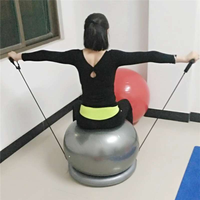 Promo Exercise Ball with Attachable Resistance Bands and Removable ...