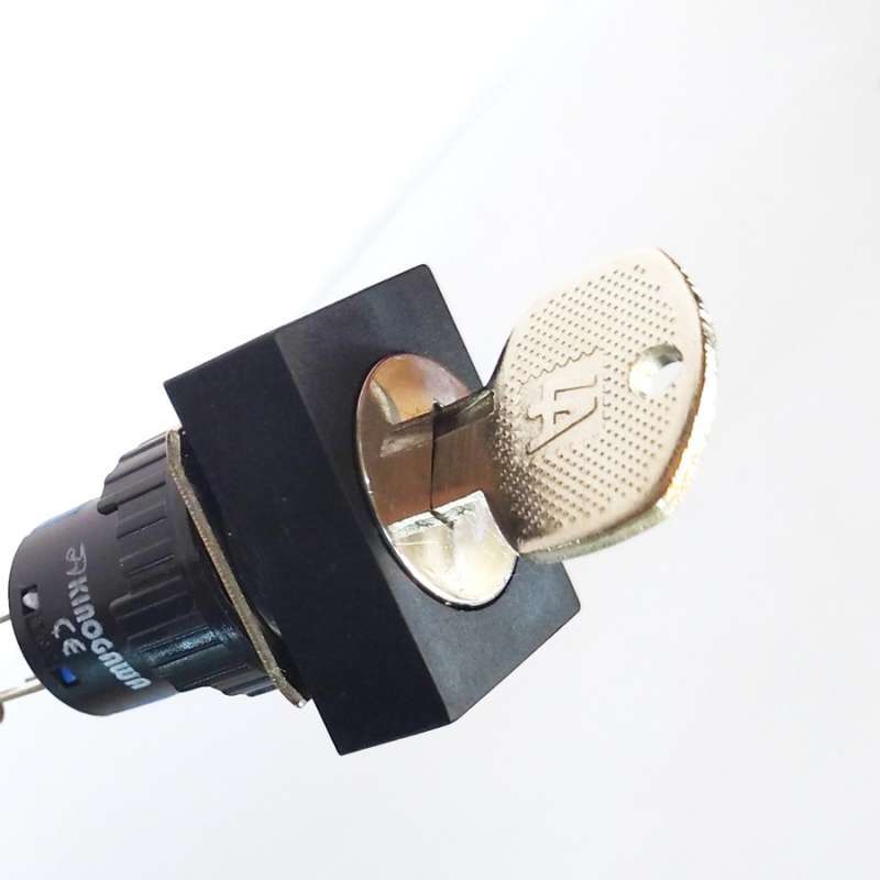 Jual Selector Switch Key 16mm 2Posisi Persegi Panjang di Seller Kinomas ...