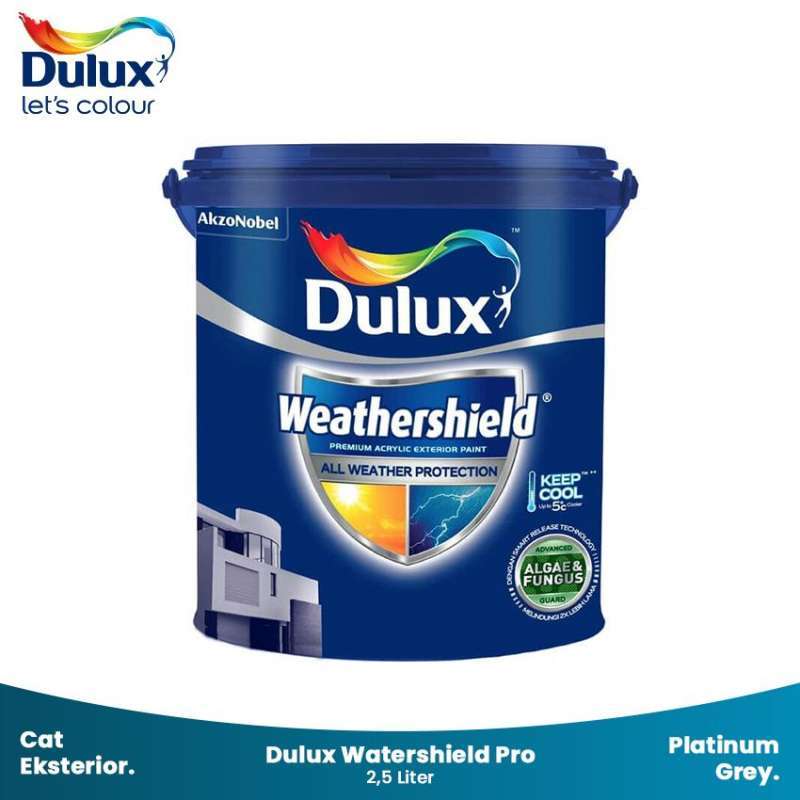 Jual Dulux Weathershield Pro Cat Eksterior - Ds Wspro Platinum Grey ...