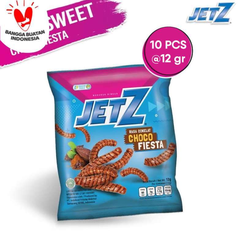 Jual Chiki Jetz Rasa Cokelat Choco Fiesta 1 Renceng Isi 10 Pcs di ...