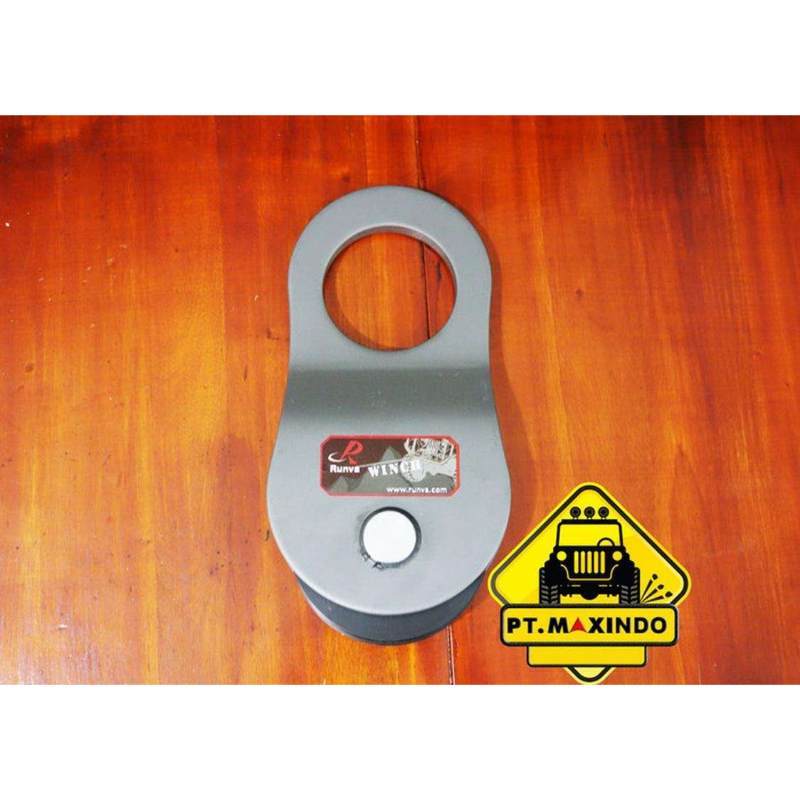 Jual Runva Synthetic Rope Snatch Block Kapasitas 8 Ton for Pulley Winch ...