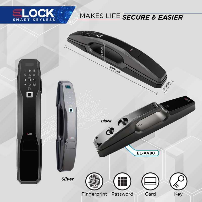 Jual Elock ( Smart Door Lock) Tipe El - Av 80 Di Seller E Lock Smart ...