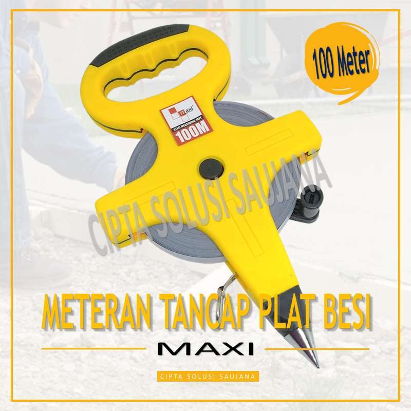 Jual Meteran Tancap 100 M Meteran Tanah Meteran Plat Besi Bodi ...