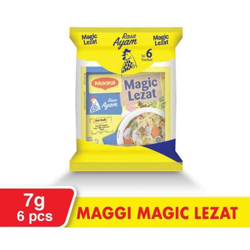 Jual Maggi Magic Lezat Bumbu Penyedap Serbaguna Rasa Ayam 6x7g di ...