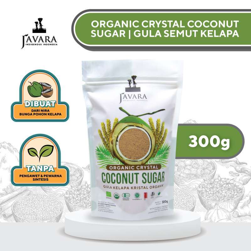 Promo Javara Coconut Sugar Original 300 g Pouch Diskon 42% di Seller ...
