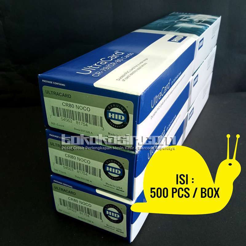 Jual PVC BLANK ID CARD ULTRACARD HID NOCO CR 80 | PN : 81754 di Seller ...