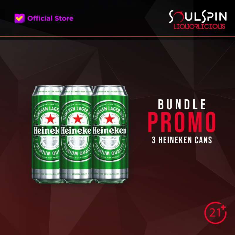 Promo Heineken Beer [330 ml / isi 3 kaleng] Diskon 6% di Seller ...