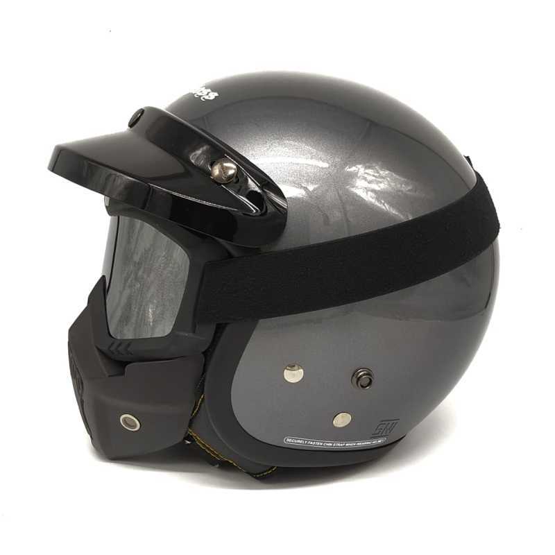 Promo HELM CARGLOSS RETRO ORIGINAL + GOGGLE MASK ( MR. HELM ) - Anchore ...