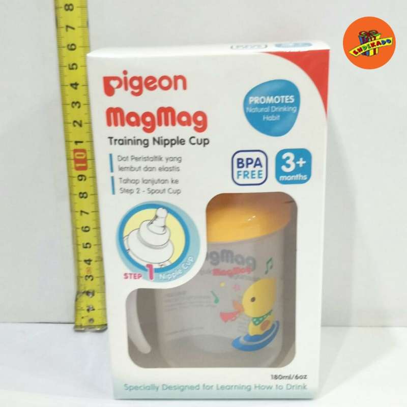 Jual Pigeon Mag Mag Training Nipple Cup Step 1 180ml di Seller Toko ...