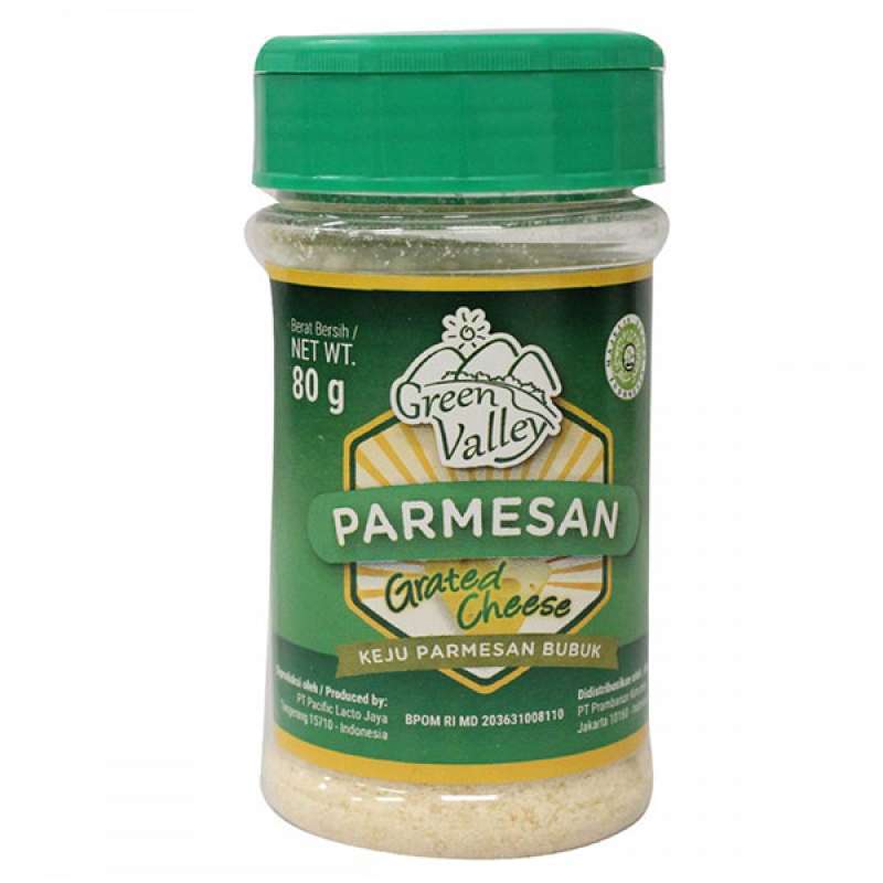 Jual Green Valley Parmesan Cheese 80G di Seller Hypermart Balekota ...